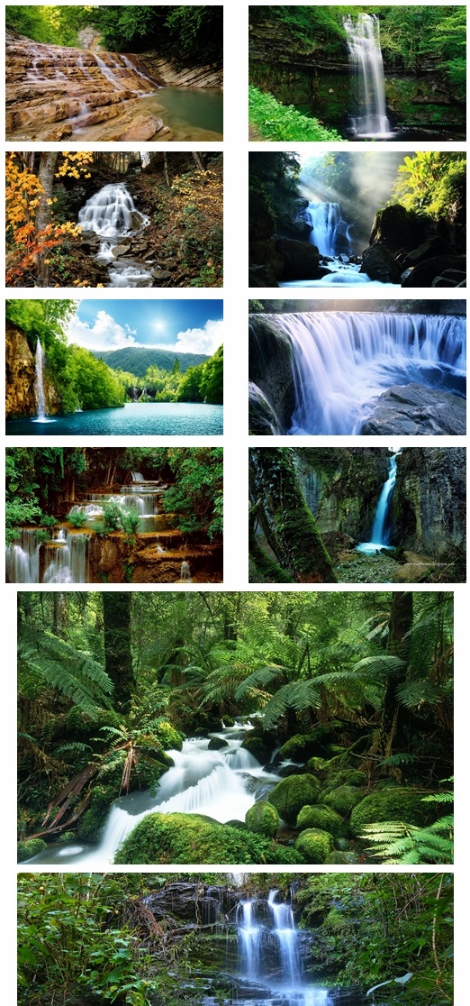 Waterfall 3D Live Theme For Windows 7 And 8 | Ouo Themes