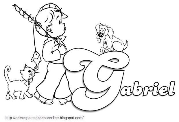 Coisinhas para Crianças: Nomes para imprimir com desenhos