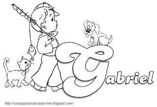 Coisinhas para Crianças: Nomes para imprimir com desenhos