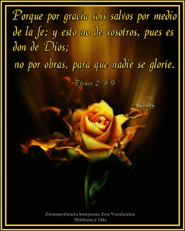 Imágenes Con Versículos Biblicos y Más.: Efesios 2:8-9