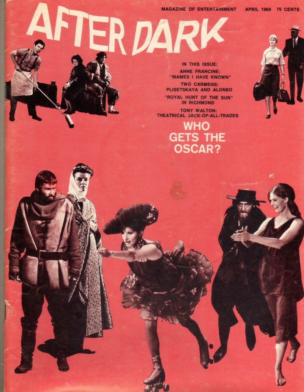 After Dark magazine: 1969 April to June covers