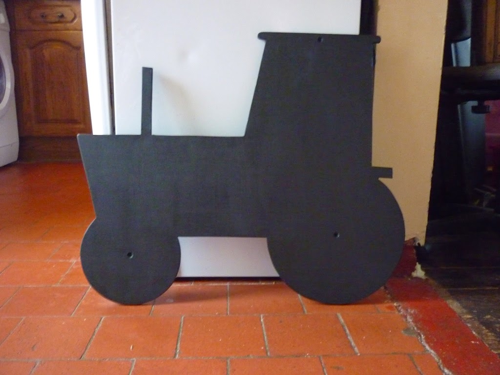 An English Homestead: Blackboards For Children - Tractor Shaped