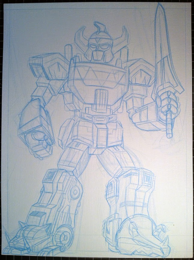 ::Art of ALDEN VIGUILLA::: Dino Megazord