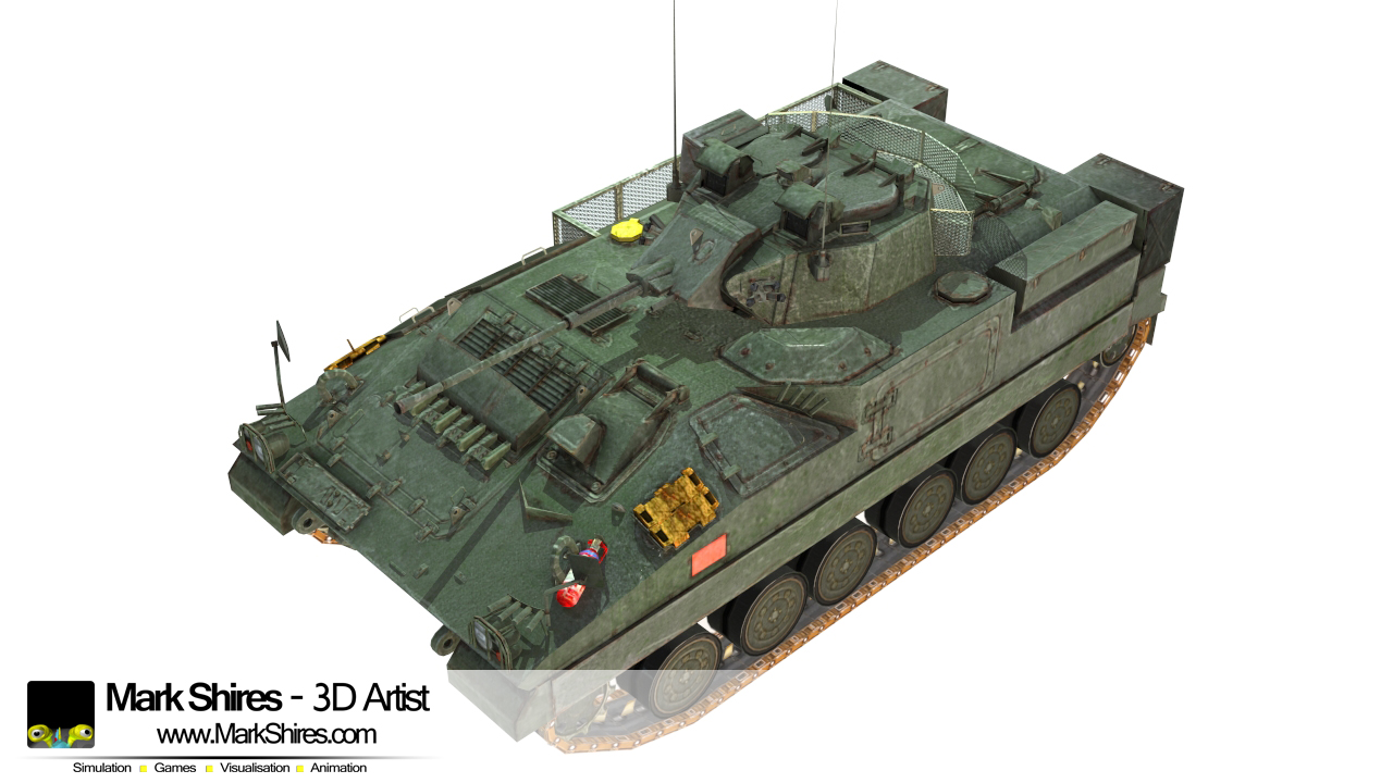 Mark Shires - 3D Artist: Warrior Tank Model
