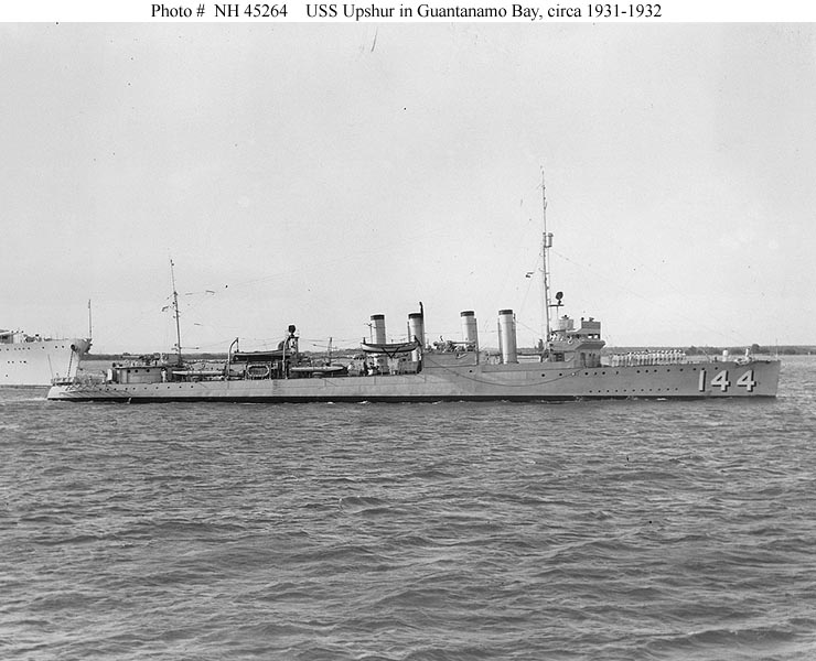 Naval Warfare: USS Upshur (DD-144, AG-103)