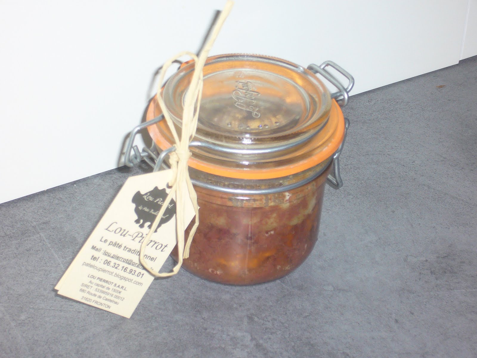 Lou Pierrot "Le pâté traditionnel': Le Pâté Artisanal Parfumé