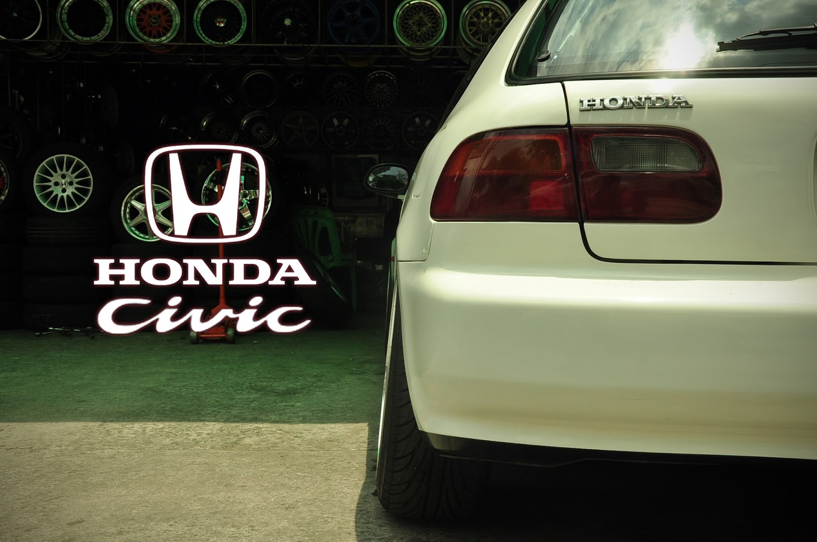 HONDA CIVIC EG3: HONDA CIVIC EG3 HELLAFLUSH STANCE