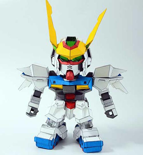 Papercraft, seni membuat action figure murah dengan bahan kertas ...