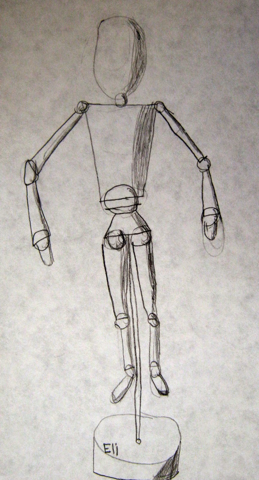 Mrs. Levine's Art Room : THIRD GRADE . . . Go figure! Drawing the human ...