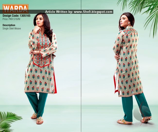 WARDA – Spring Summer Lawn Collection 2015 – Catalog with Price ~ She9 | Change the Life Style