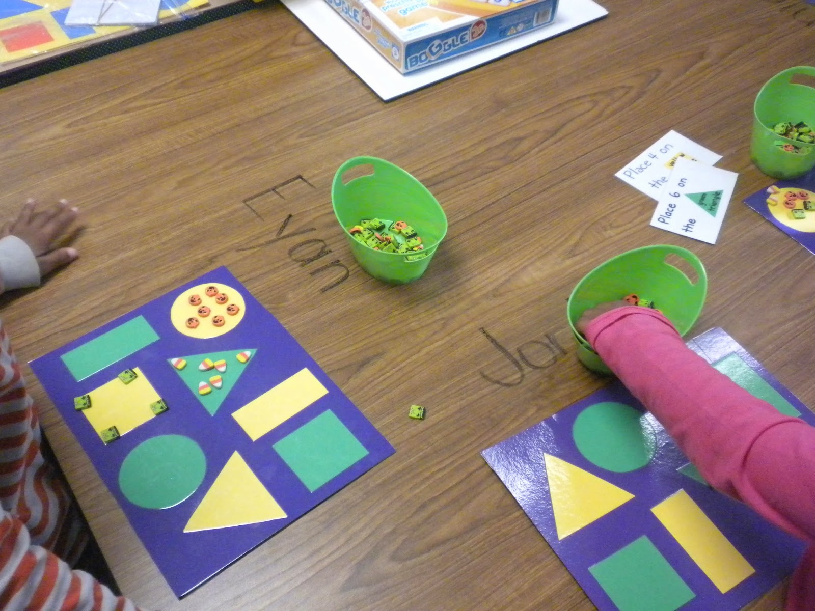 Math Tubs in Kindergarten: Halloween Math Fun!