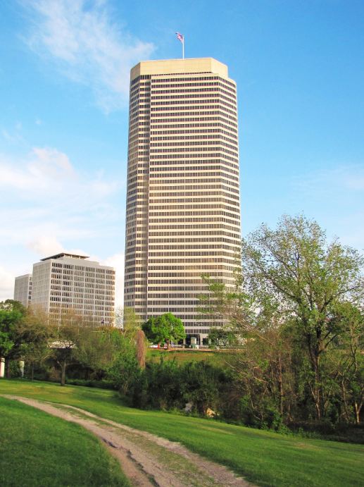 Houston in Pics: American International Tower before and after installa