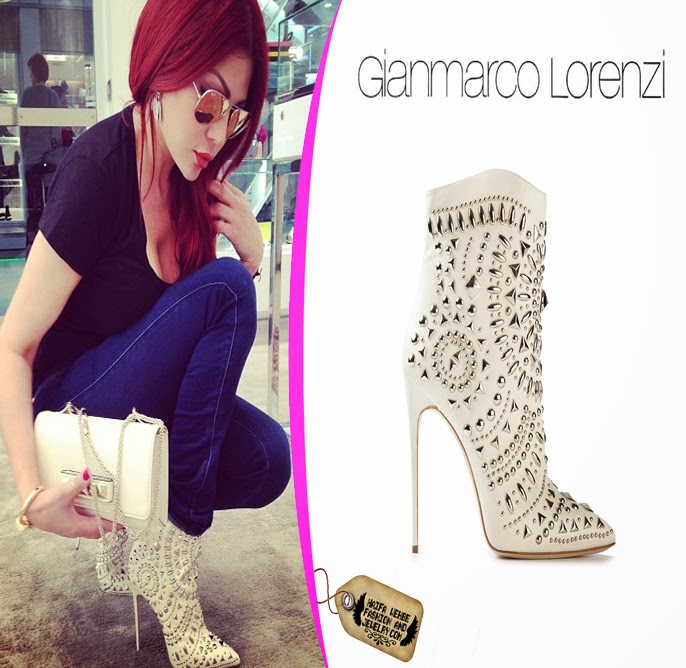 Haifa wehbe fashion and jewelry: Haifa Wehbe wearing White leather ...