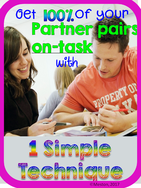 Teaching For Heroism: Get 100% of your partner pairs on-task with one ...
