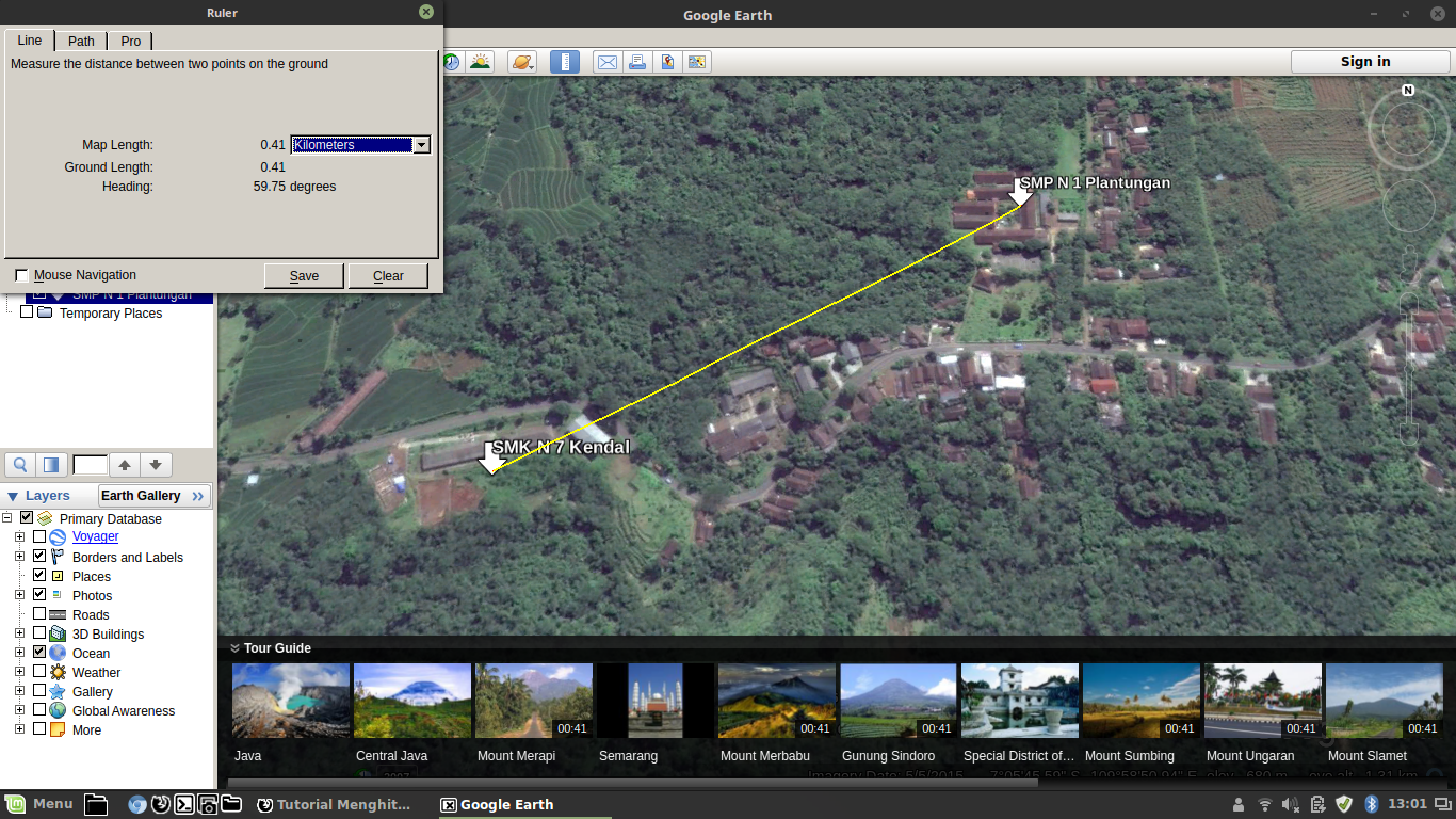 Menghitung Jarak Radius Tower menggunakan google earth - itusih