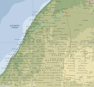 Mireft is never left: carte de la region