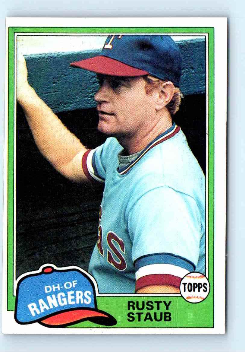 Baseball Cards Come to Life!: 1981 Topps Rusty Staub