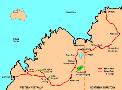Four feet firmly on the ground: Welcome to Halls Creek