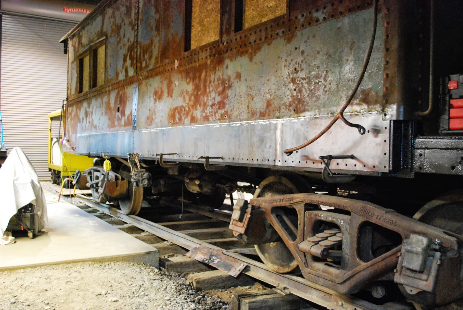 Adopt-A-Rivet... Help restore Lehigh Valley caboose #95100 - Rochester ...