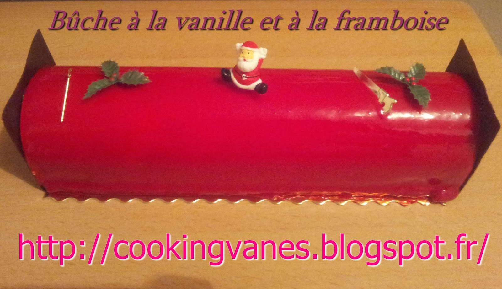 La cuisine de Mimi: Bûche à la vanille et à la framboise