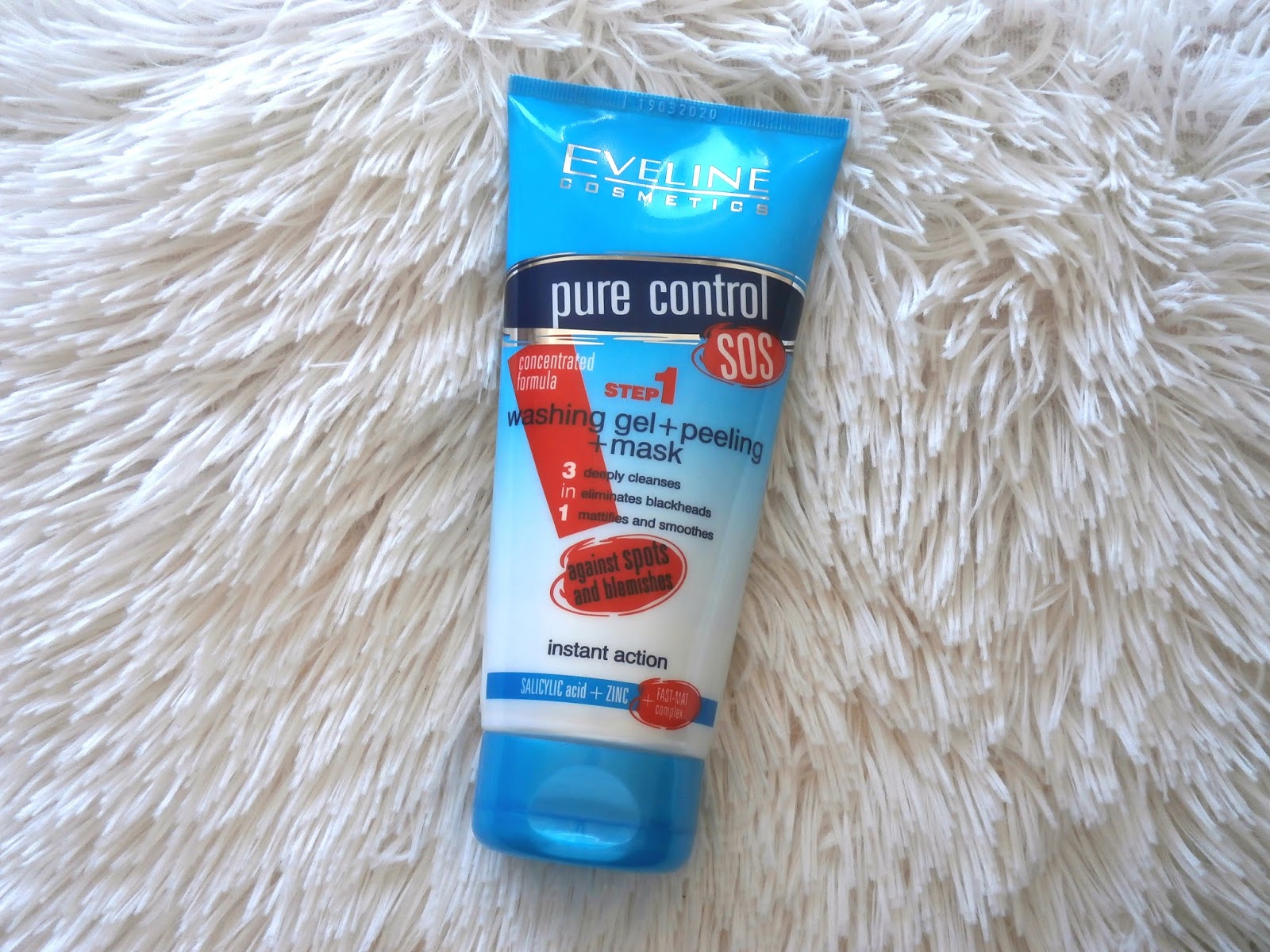 EVELINE PURE CONTROL SOS GEL ZA ČIŠĆENJE+PILING+MASKA ZA LICE ...