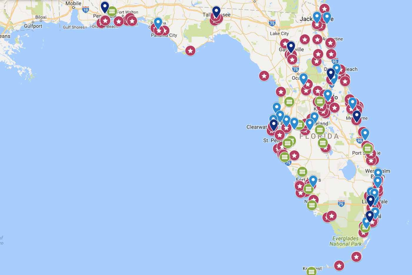 Map of Florida Science Museums + Libraries with 3D Printers - Mommy Science