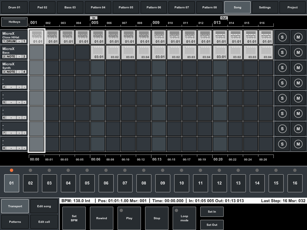 Midi Pattern Sequencer Midi Pattern Sequencer Manual Song Playback