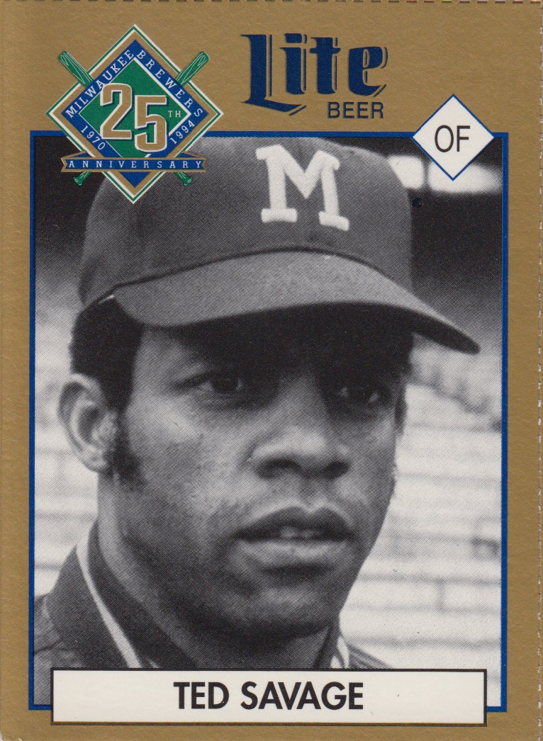 Off Hiatus Baseball: Meet the Brewers #13: Ted Savage
