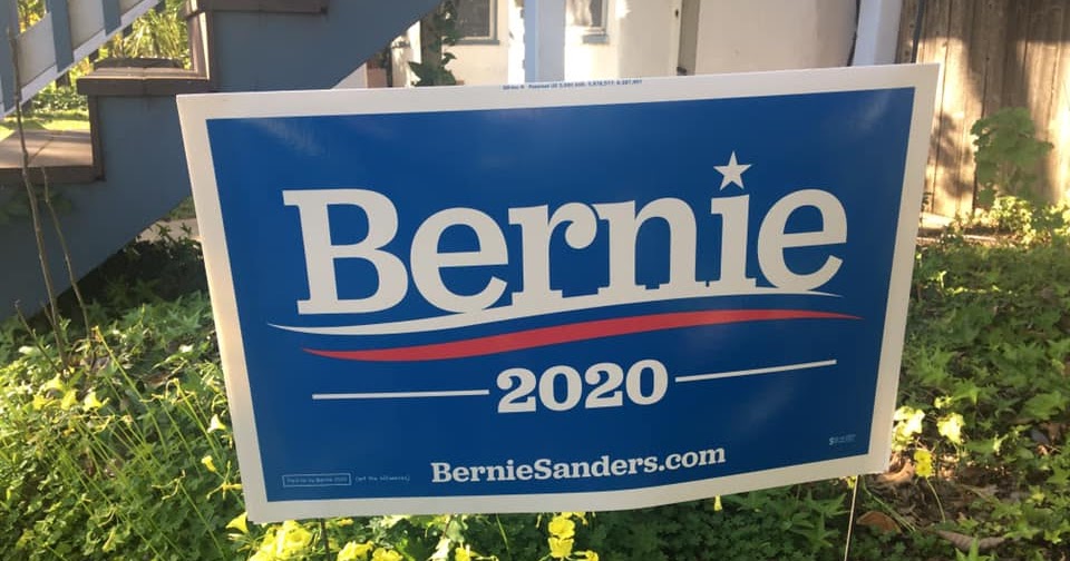 Marc Valdez Weblog: Bernie Yard Signs