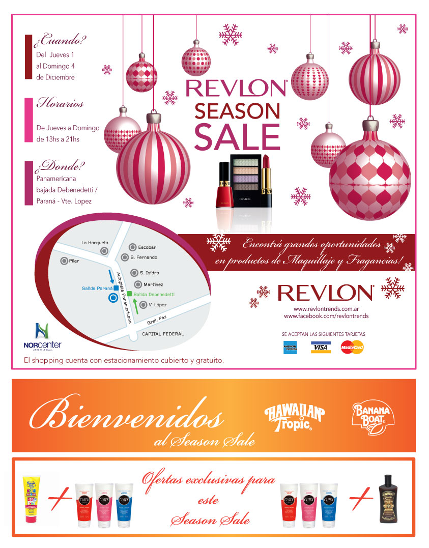 Maquillaje Express: REVLON SEASON SALE!!! COMENZÓ UN NUEVO OUTLET DE REVLON