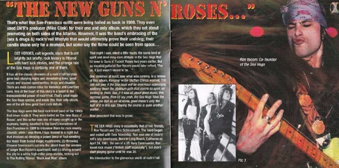 2112 ESTACION DE ROCK: SEA HAGS " Sea Hags " (Remasterizado 2018 )