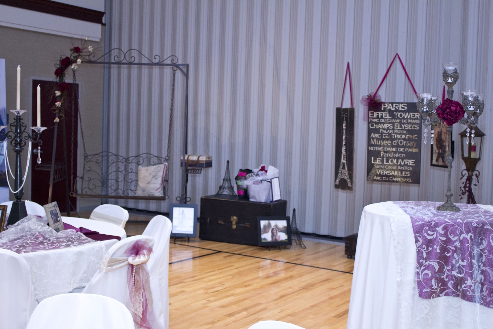 Trisa & Co. Designs & Events: Paris Inspired Reception - Ivory ...