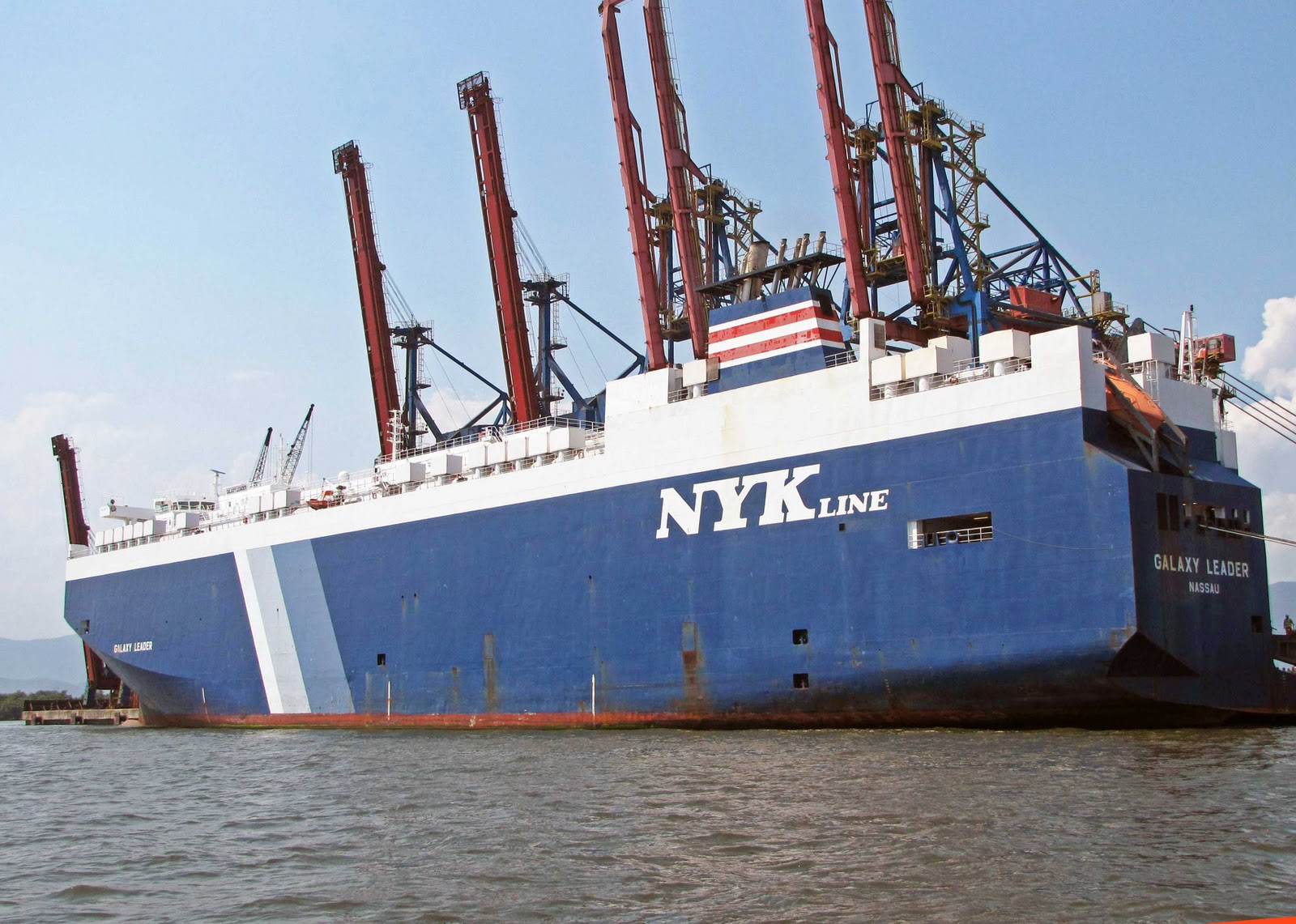 Santos Shiplovers: PCTC Galaxy Leader / C6SO2 - Operando no TEV e ...