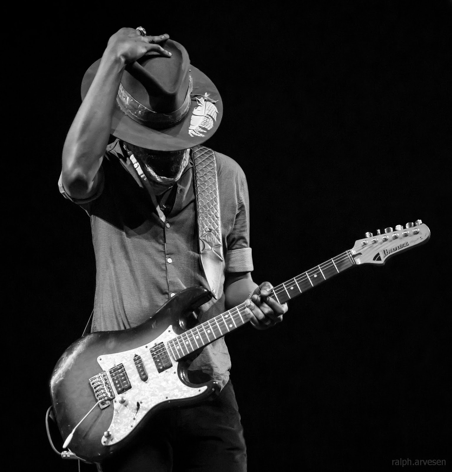 Gary Clark Jr performing at the ACL Live Moody Theater in Austin, Texas