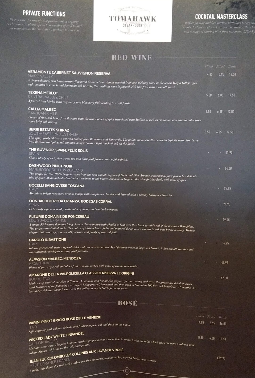 The Secret Diner: Tomahawk Steakhouse