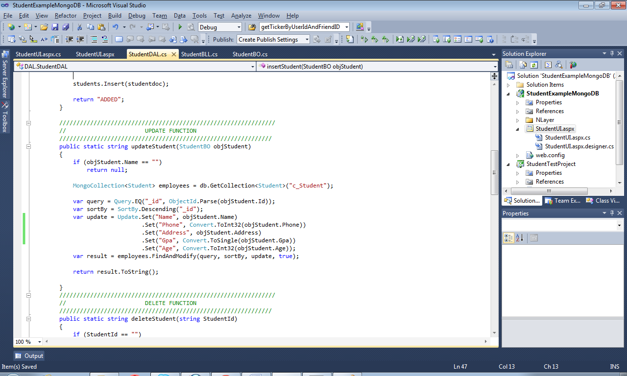 MongoDB Example Souce Code Project Database Download