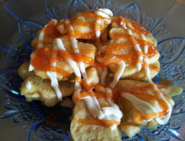 Cucur Kentang Cicah Mayonis Bersos