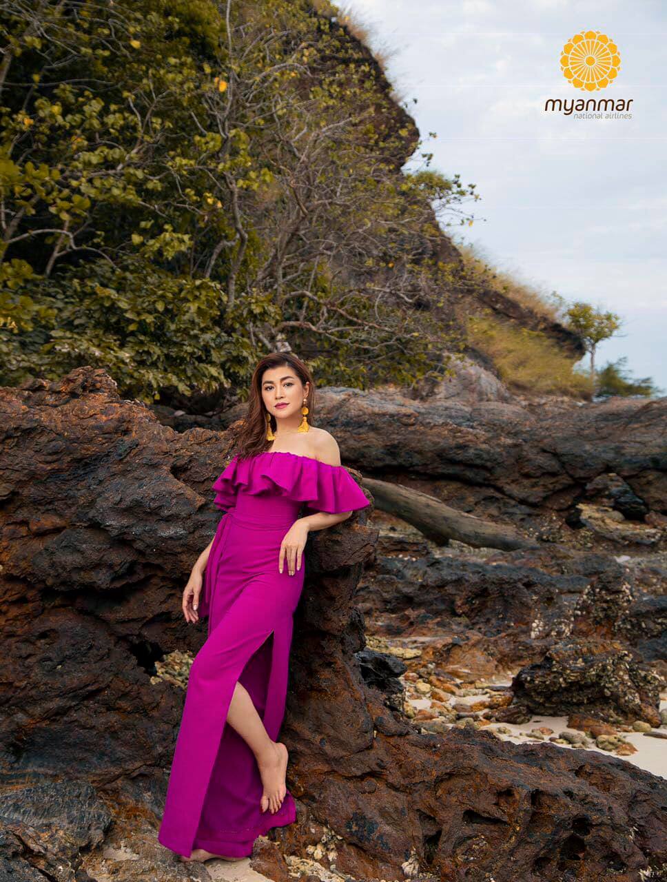 Eaindra Kyaw Zin : MNA Inflight Magazine Photoshoot
