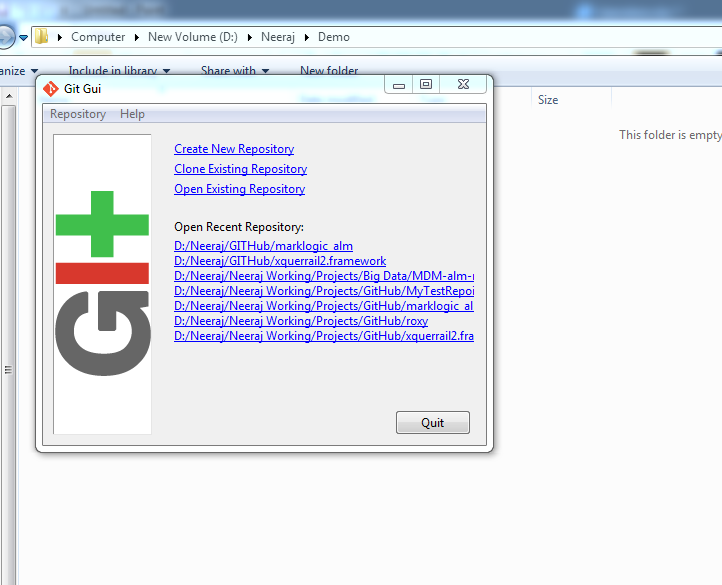 INTEGRATIONS: Basic Git Operations With GIT GUI for Windows User