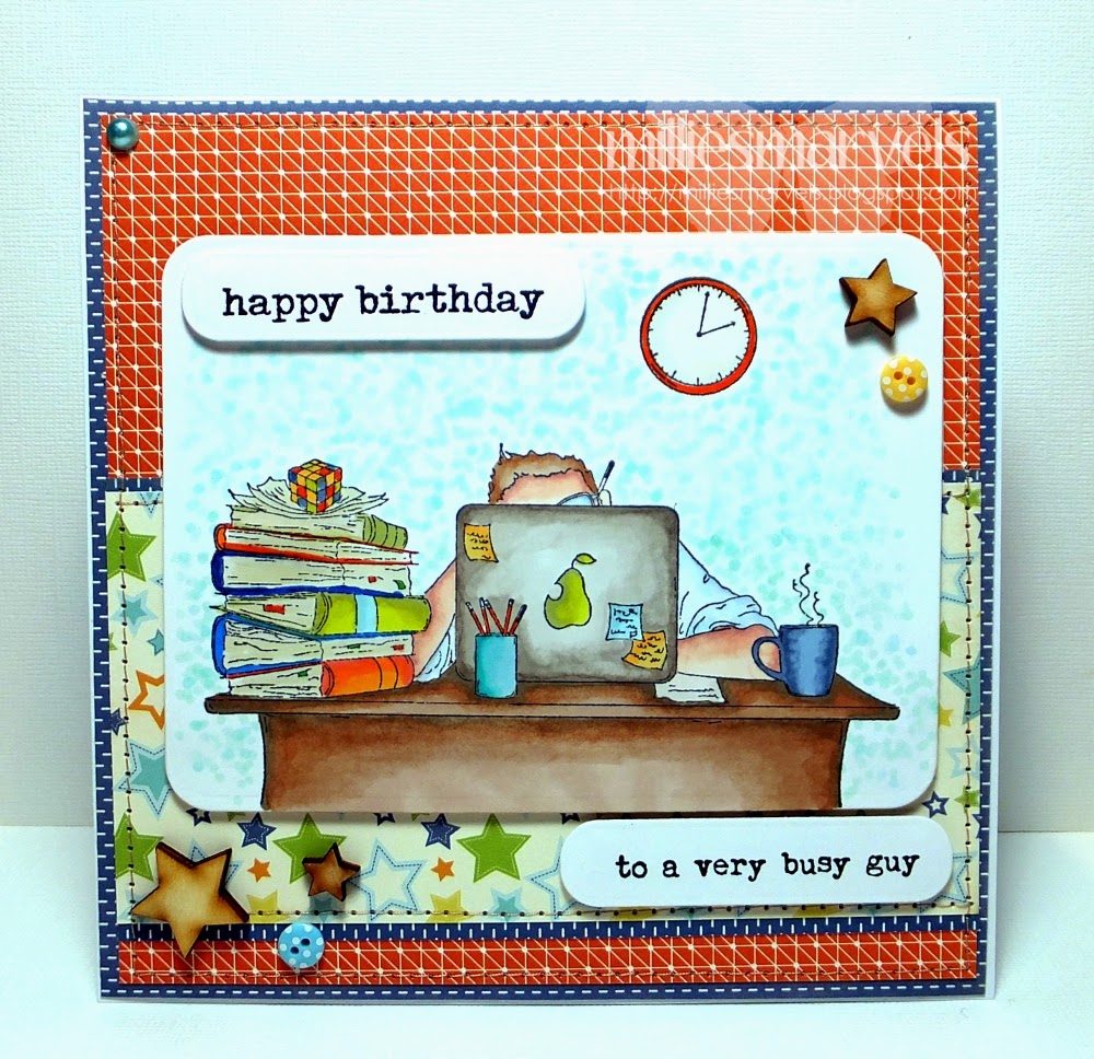 Milliesmarvels: A Birthday card for a very busy guy