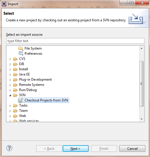Java Technology Implementations: Principales comandos SVN