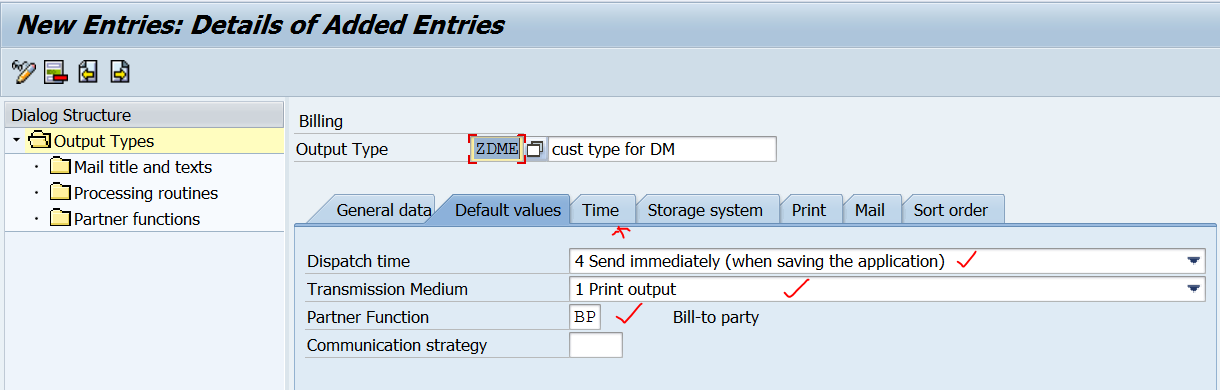 TECHSAP : Creating a new Billing output type and assigning it to the ...
