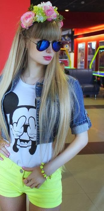 “Russian Barbie Girl” shows off her doll-like features Life Time ...