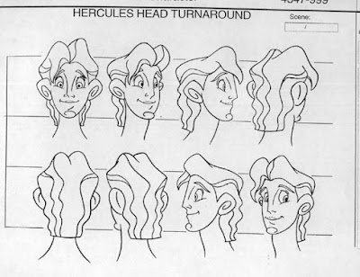 Living Lines Library: Hercules (1997) - Model Sheets & Production Drawings