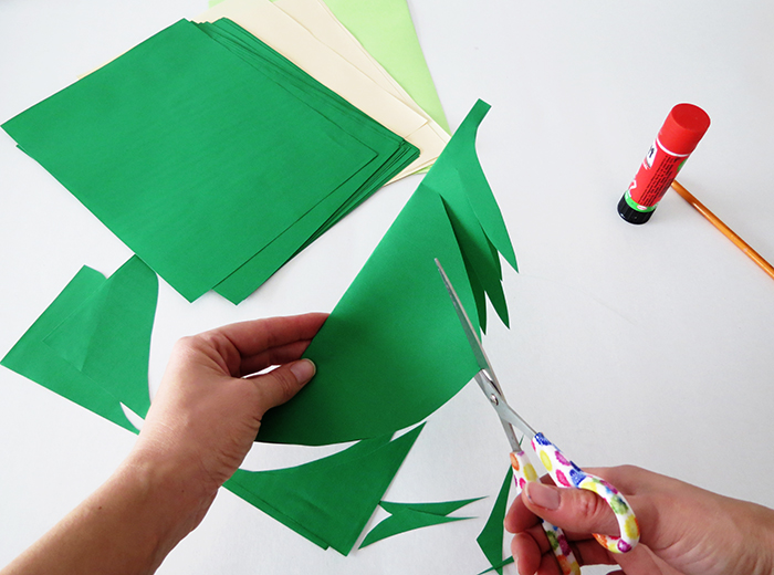 Make A Paper Leaves Garland In 30 Minutes Ohoh Blog Make A Paper Leaves Garland In 30 Minutes Ohoh Blog