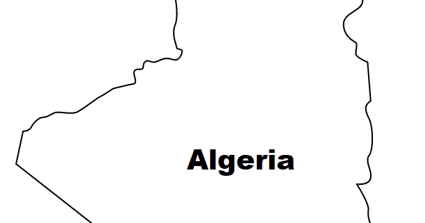 Blog de Biologia: Algeria Map coloring page