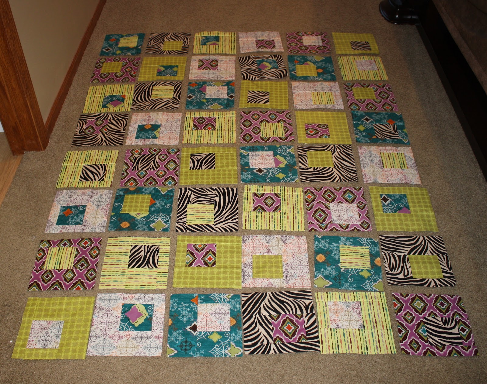Holly and Olive: Square in a Square Quilt