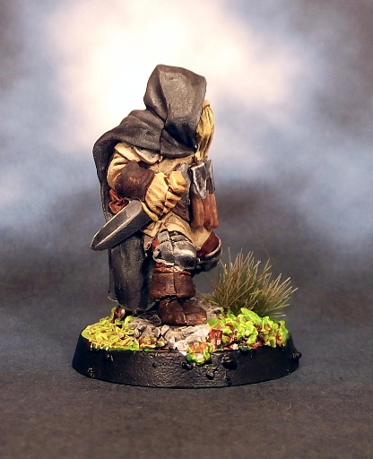Miniatures for Roleplaying: 03099: Klaus Copperthumb, Dwarf Thief completed