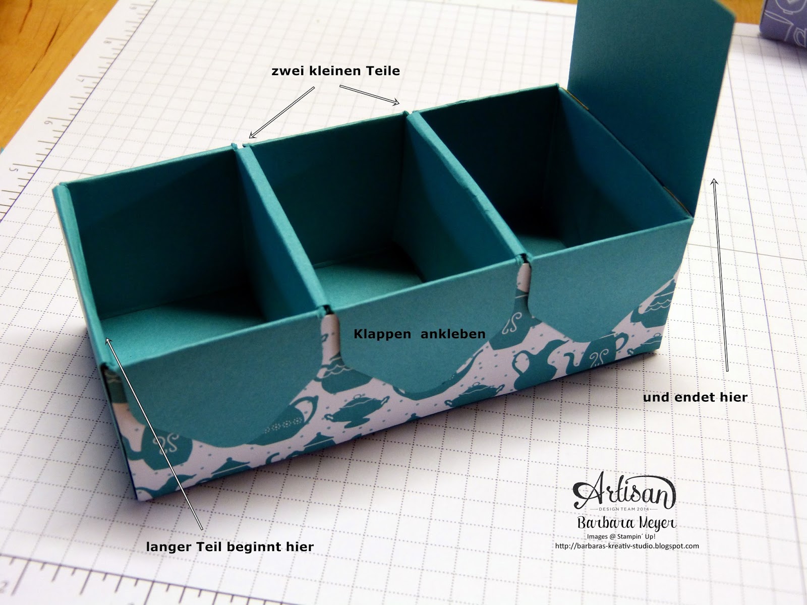 Teebox mit Anleitung