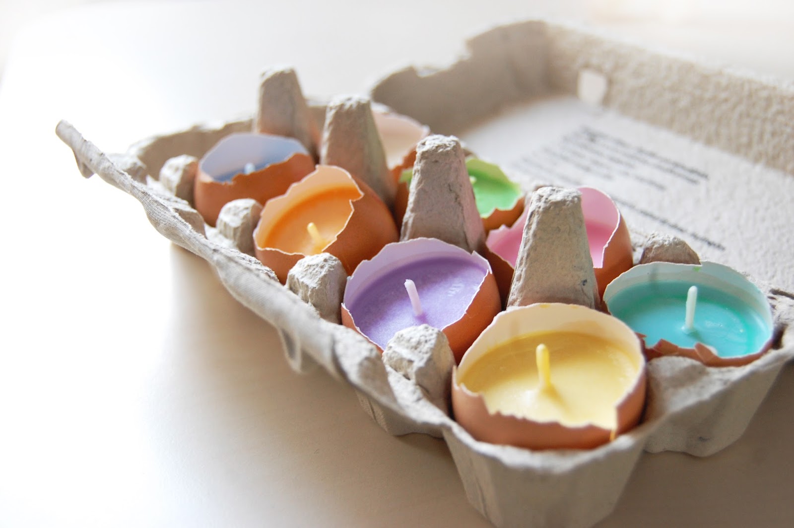 A moment of crafts: DIY Easter Egg Candles